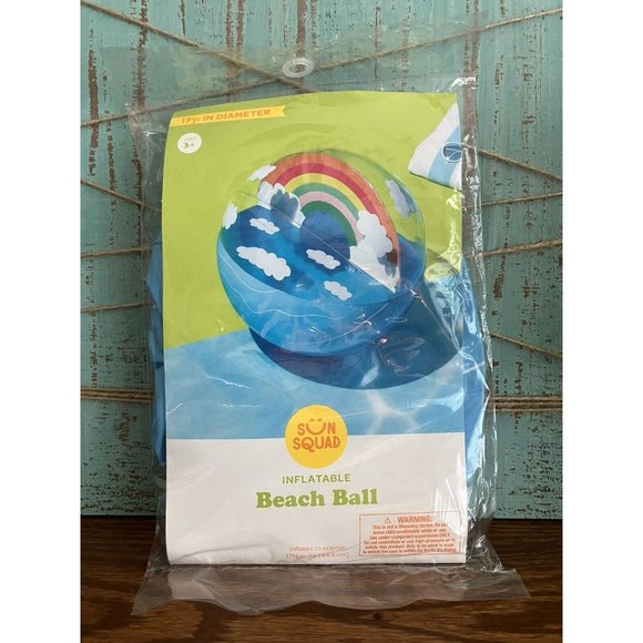 Toys | Sun Squad Inflatable Fun Pool Beach Ball 175 Inch Diameter ...